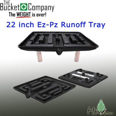The Bucket Company Ez-Pz Runoff Drain Tray 22'' Run Off Tray 22 Inch ...
