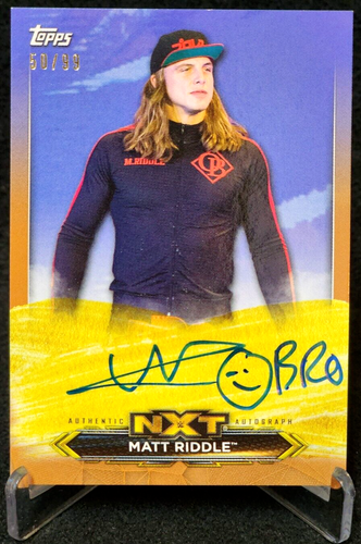 2020 WWE Topps NXT Matt Riddle On Card Auto Autograph Signed /99 RC ...