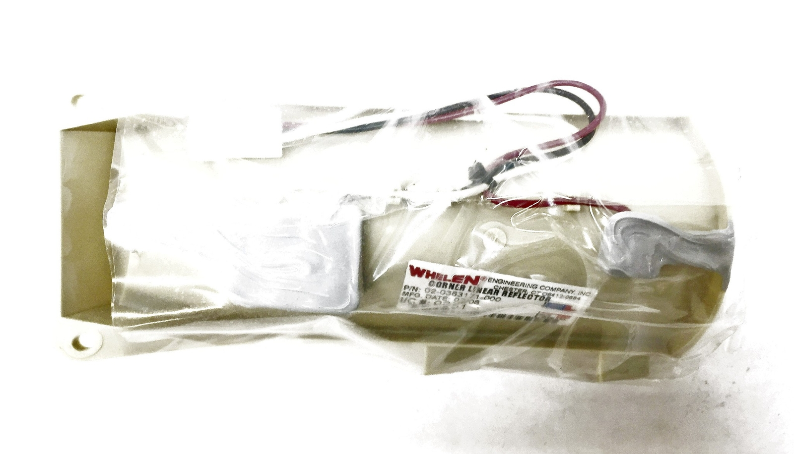 Whelen Corner Linear Reflector Strobe Assembly 02-0363171-000 9utube ...