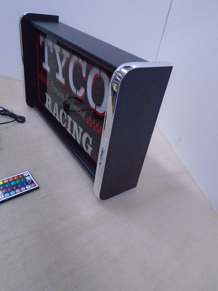 Tyco Precision Racing Slot car Store /Rec Room Light Up Display SIGN | eBay
