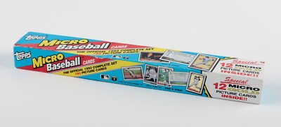 Topps Micro Baseball Cards Complete Set 1992 with Box | eBay