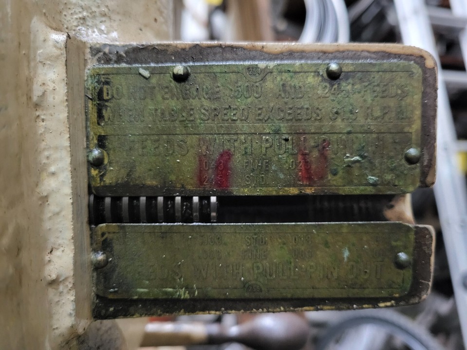 36" Bullard VTL, High Column, Vertical Turret Lathe, Turret and Side ...