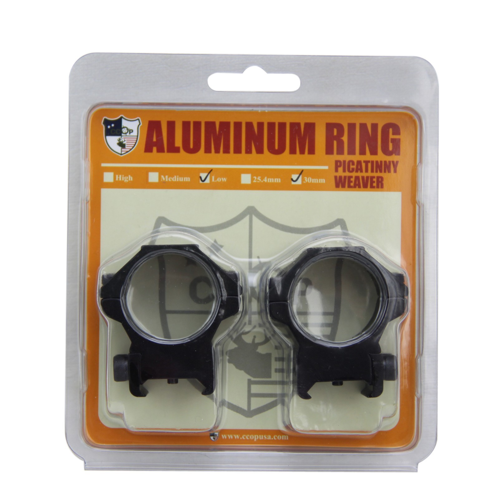 CCOP USA 30mm Tactical Scope Rings for Picatinny Mount Low Profile A ...