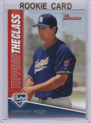 ANTHONY RIZZO 2011 Bowman CHICAGO CUBS ROOKIE CARD Topps of the Class ...