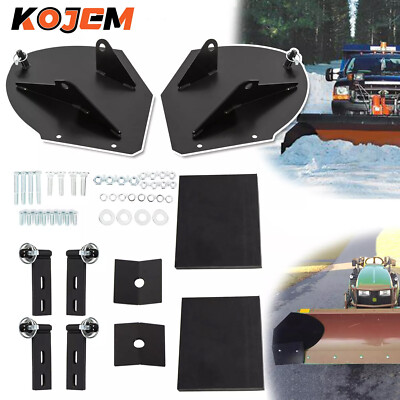 Black Snow Plow Blade Pro-Wing Extenders Extensions For PW22 Meyer ...