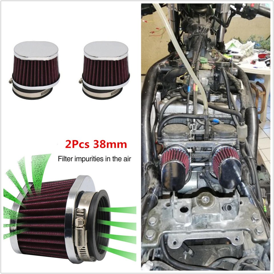 Motorcycle Cold Air Intake Filter Induction Kit Washable For Honda ...