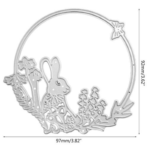 Easter Day Rabbit Cutting Dies DIY Craft Dies Handmade School Classroom ...