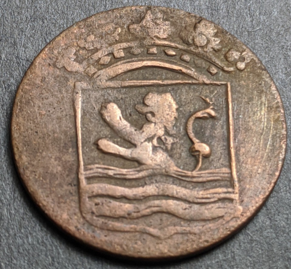 Antique 1755 VOC Duit Dutch East India Company Coin | eBay