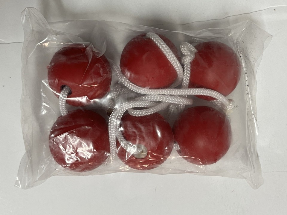 Ladder Ball Toss Game Replacement Bola Ball Set 6 Red Balls & 6 Blue ...