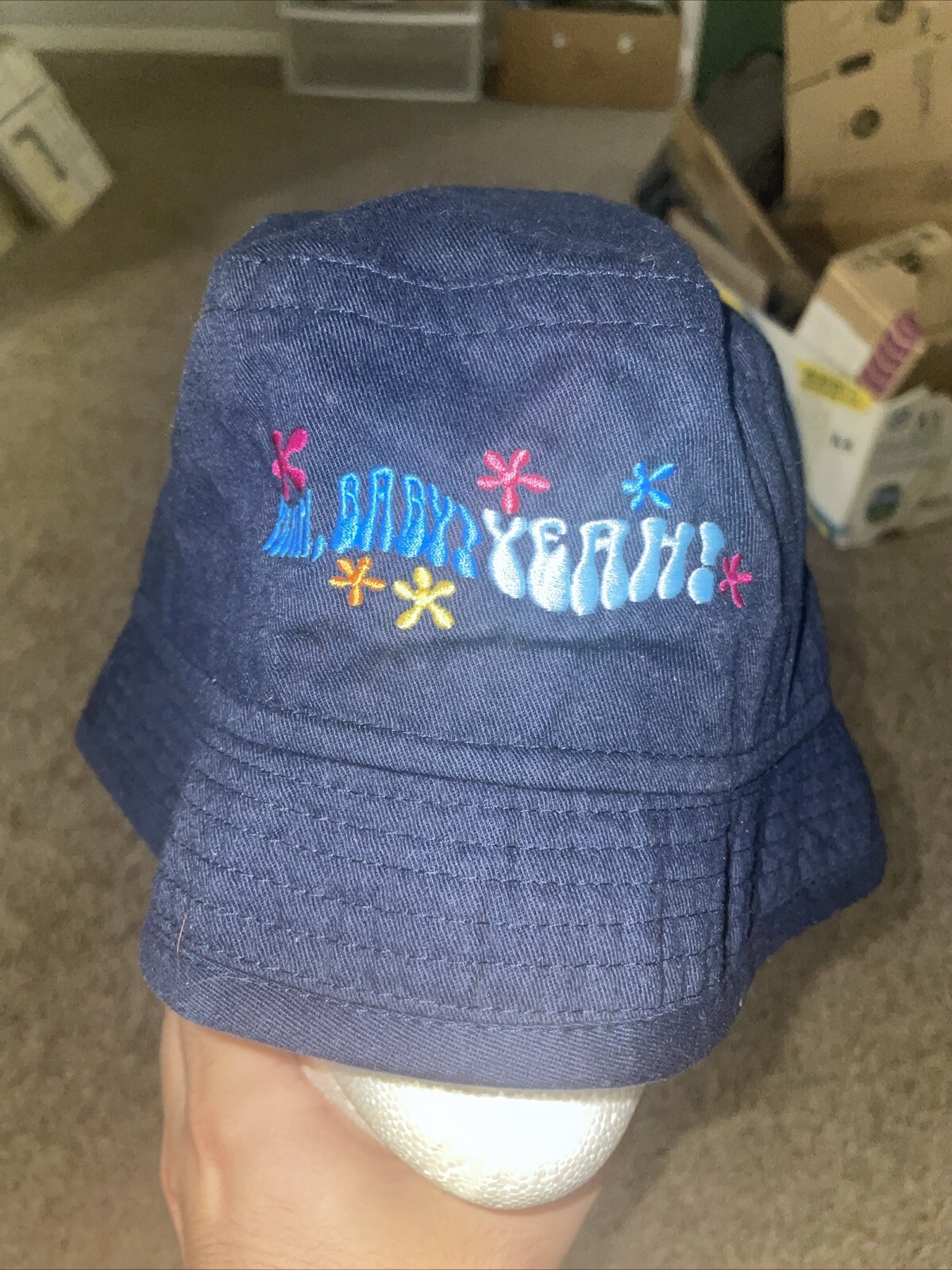 Rare Yeah Baby! 1999 Austin Powers Bucket Hat 90s Mov… - Gem