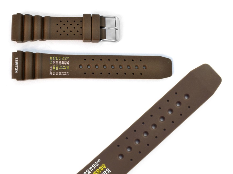 SILICONE WATCH STRAP EXTREMA SPORT PRO RUBBER DIVER FOR CITIZEN SEIKO ...