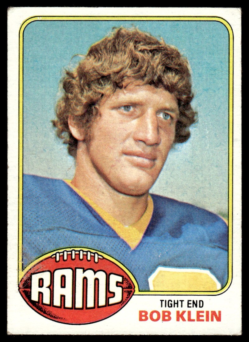 1976 Topps Bob Klein Los Angeles Rams #42 | eBay