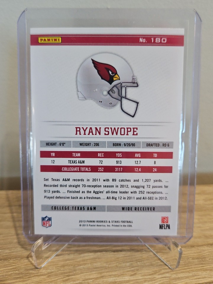 2013 Panini Rookies & Stars Longevity Parallel #180 Ryan Swope | eBay