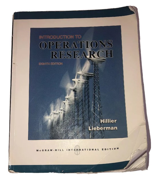 Introduction to Operations Research Lieberman Gerald J. 007123828x for ...