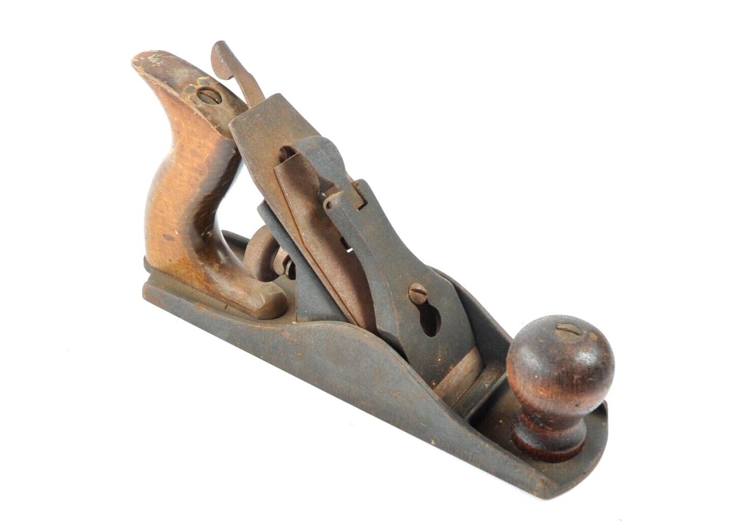 Vintage Fulton Wood Plane Smooth Bottom 9” USA Made Nice Handles | eBay