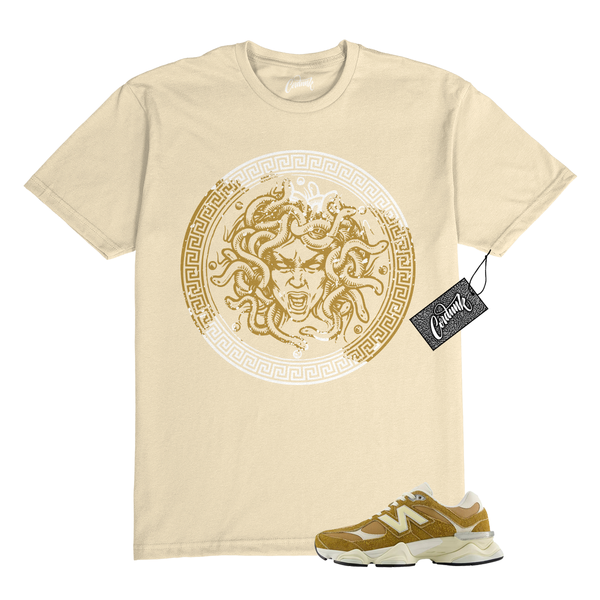 Wheat Color Graphic Tee