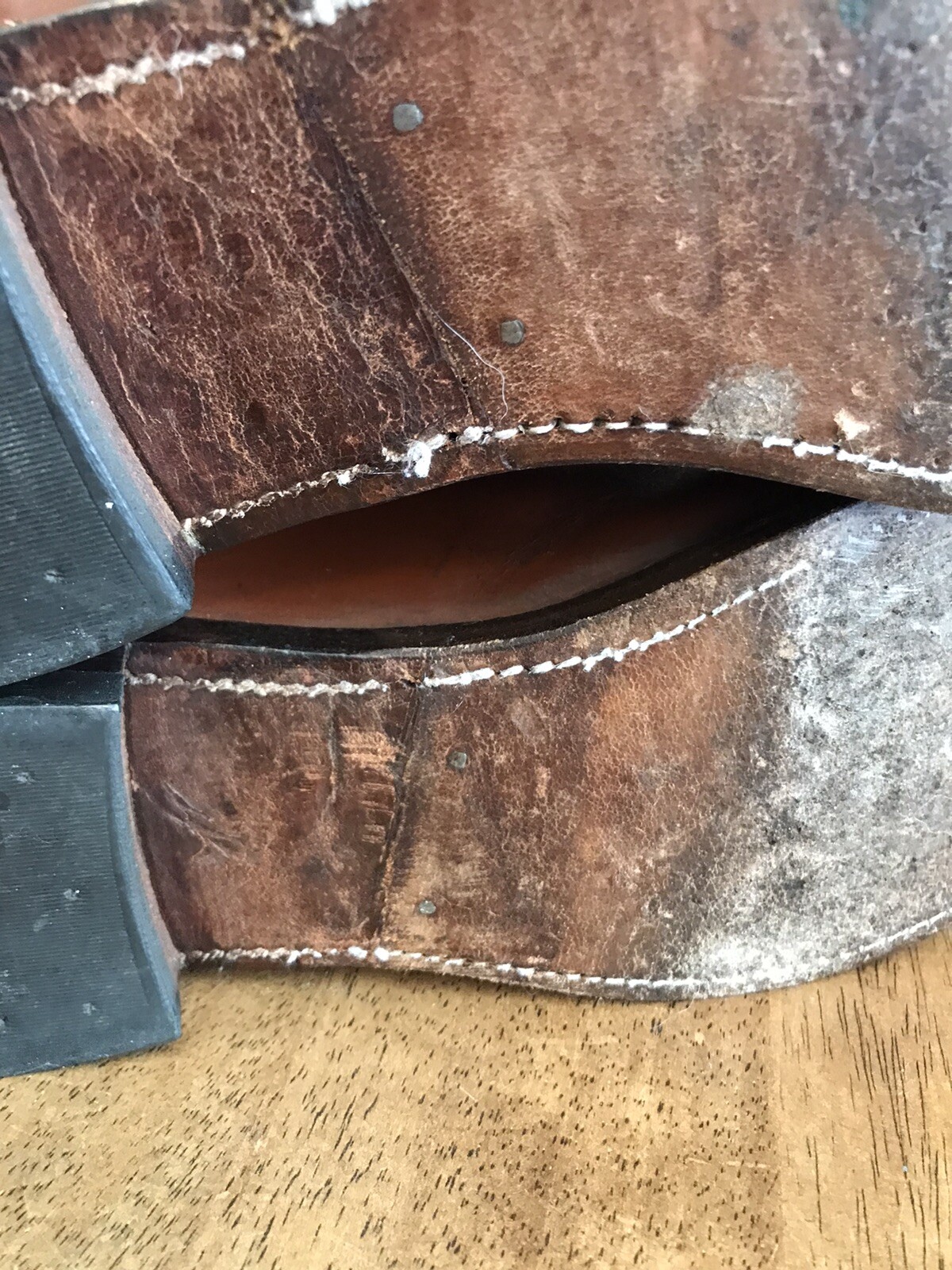 Vintage Justin Chocolate Brown Ropers Men’s Cowboy B… - Gem