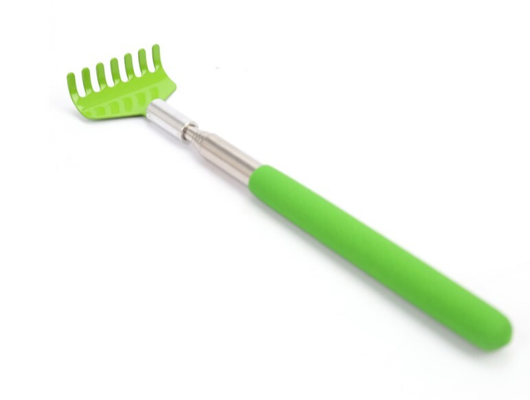 BACK SCRATCHER EXTENDABLE CLAW METAL RAKE TELESCOPIC MASSAGER PORTABLE ...