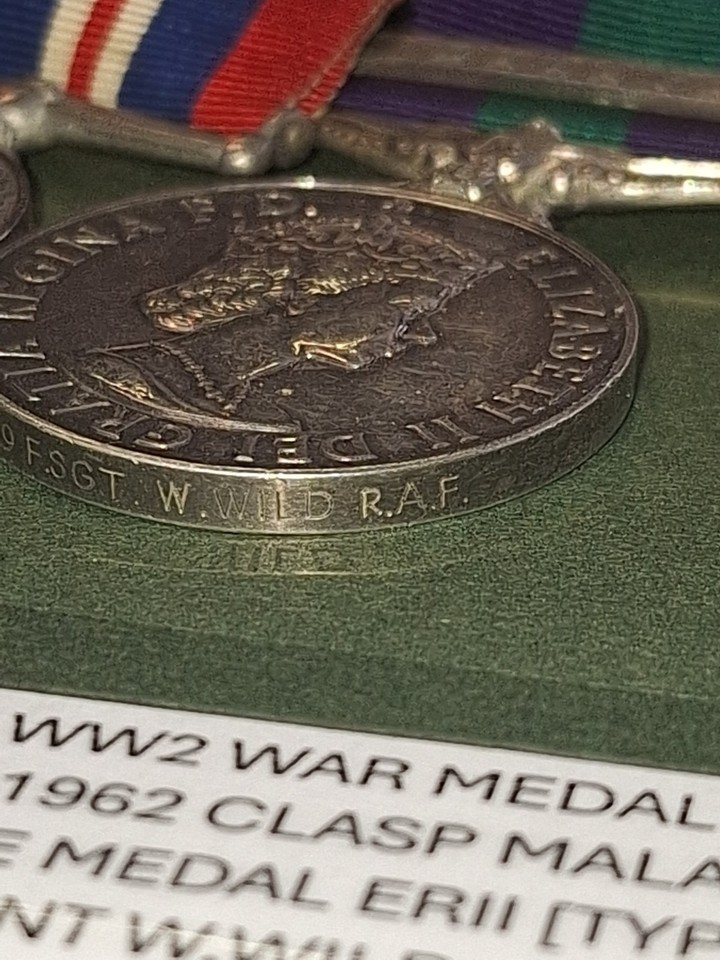 WW2 AND LATER MEDAL GROUP OF 4 518289 F SGT W WILD R.A.F | eBay