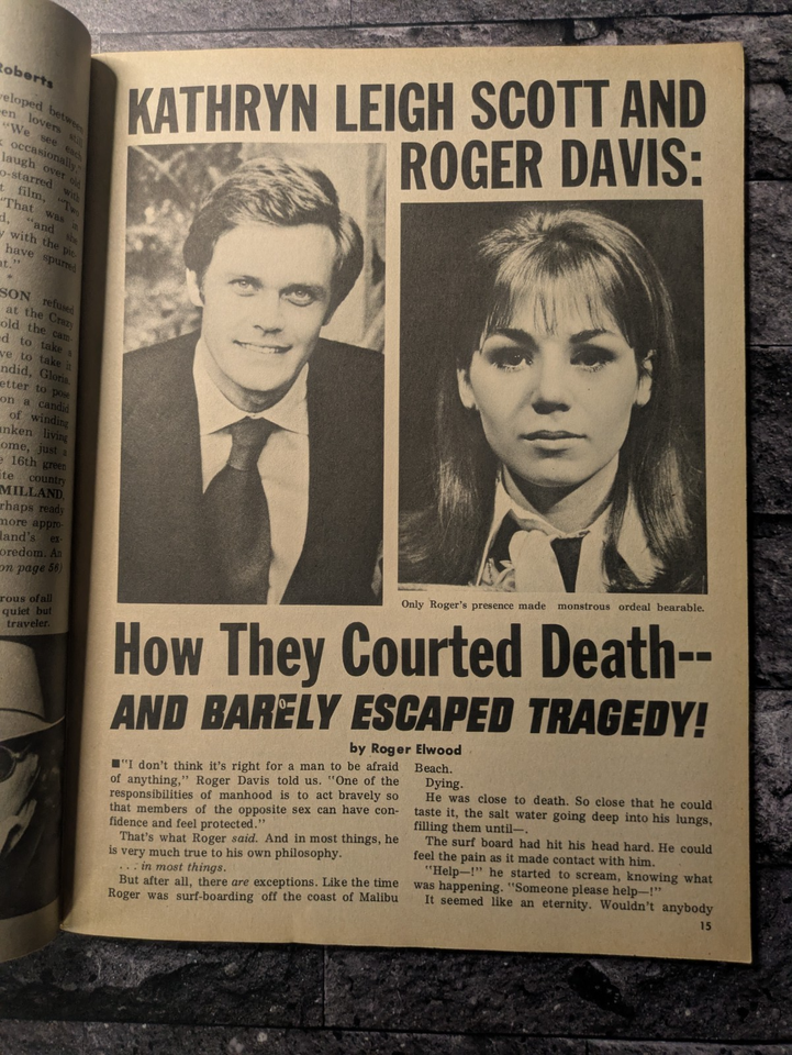 All Day TV Jan 1971 Dark Shadows Kathryn Leigh Scott Roger Davis ...