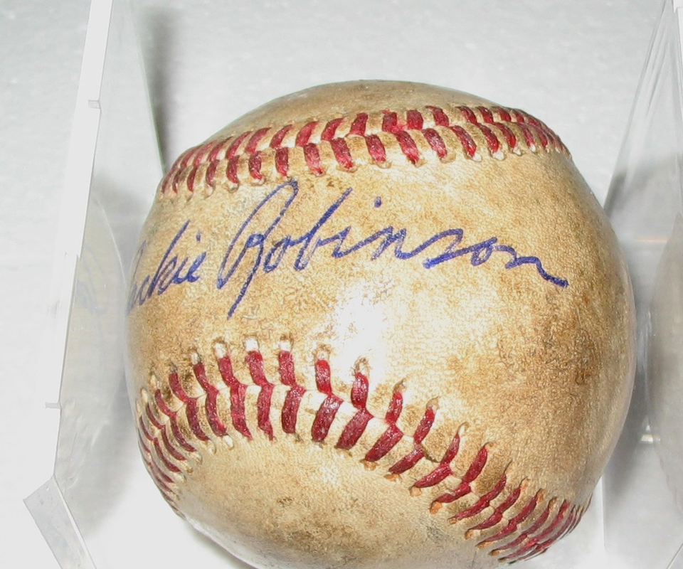 Jackie Robinson, Branch Rickey Signed Baseball, Autograph COA | eBay