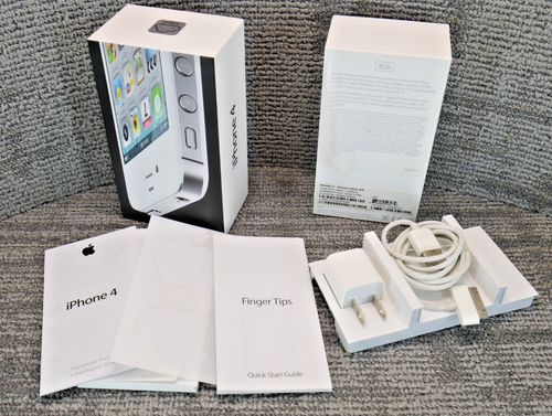 Apple iPhone 4 - Box, Instructions, Stickers, Inserts Only | no phone | eBay