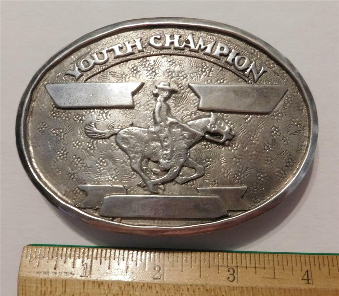 BEAR STEP BUCKLE Sterling Silver YOUTH CHAMPION Appaloosa Horse Club | eBay