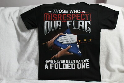 THOSE WHO DISRESPECT OUR FLAG MILITARY VETERAN USA T-SHIRT SHIRT | eBay