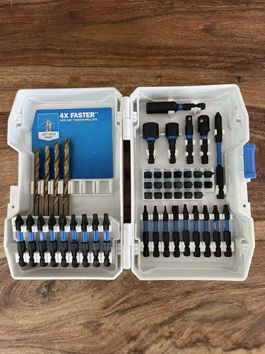 HART 47-Piece Impact Drill & Drive Bit Set with Modular Case | eBay