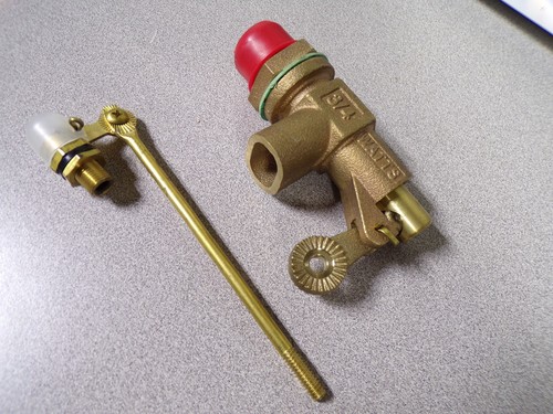 WATTS Bulkhead-Mount Float Valve, 1/4"-20 Rod Thread, Bronze (K) | eBay