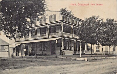A View Of The Hotel, Bridgeport, New Jersey NJ 1912 | eBay