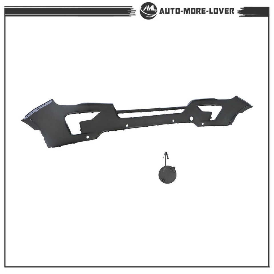 For 2018-2019 Ford Explorer Front Bumper Cover With Radar Hole + Front ...