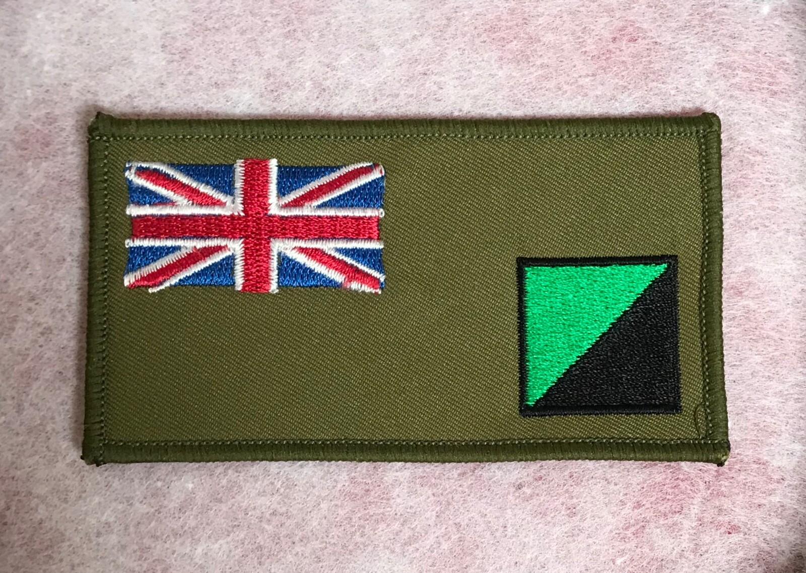 Royal Irish Regiment Zap Number & Blood Group Badge, Army Patch, Hook ...