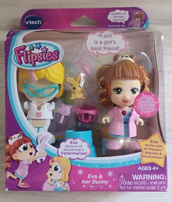 Flipsies Eva & her Bunny Vtech Toy Playset NIB | eBay