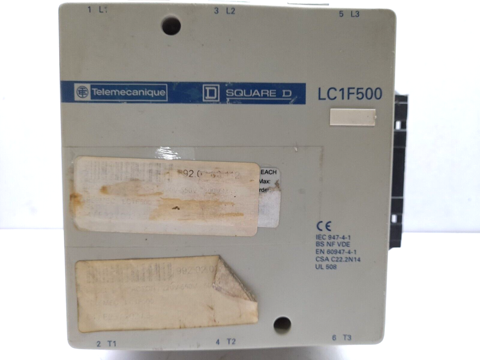 Telemecanique Square D LC1 F500 Contactor Without Coil LC1F500 | eBay