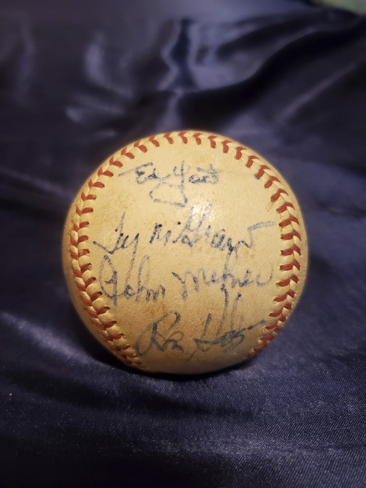 1974 NY Mets Autograph Signed Official International League Baseball ...