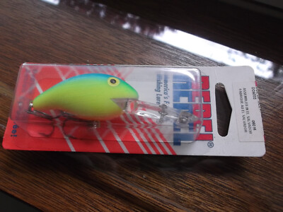 Hard to Find Rebel Double Deep Wee R,#DD93-33,Old Blue Chartreuse,Steel ...