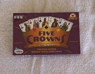 *BRAND NEW* Set Enterprises Five Crowns Five Suited Rummy Style Card ...