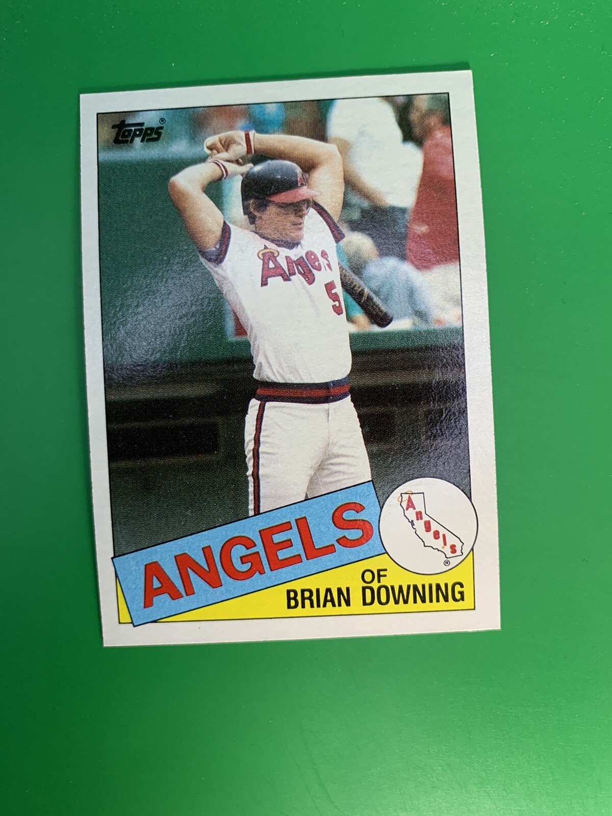 1985 Topps Brian Downing #374 California Angels | eBay