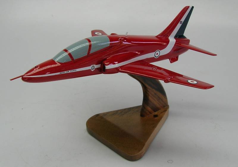 BAE T-1A Red Arrows RAF Airplane Desktop Kiln Wood Model Large Free ...