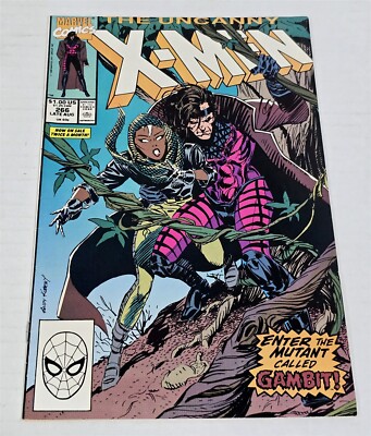 A-59 MARVEL COMICS 1990 THE UNCANNY X-MEN #266 FIRST APPEARANCE GAMBIT ...