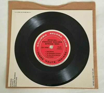Columbia Record Club Special Preview Record Spring 1964 - Record ...