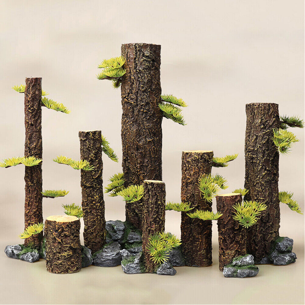Driftwood Artificial Trunk Aquarium Fish Tank Tree Branch Landscape ...