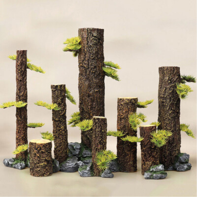 Driftwood Artificial Trunk Aquarium Fish Tank Tree Branch Landscape ...