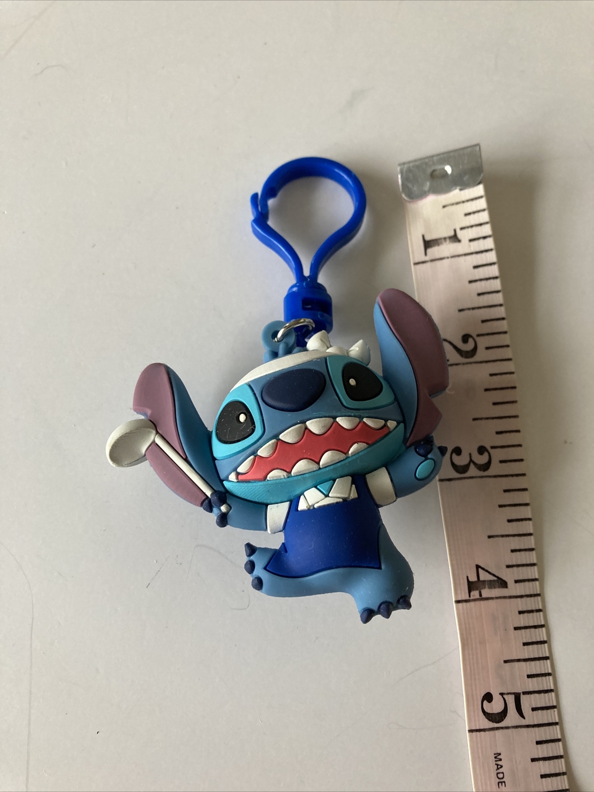 Disney Stitch Figural Bag Clip Series 3 Chef Stitch Figure Keychain | eBay