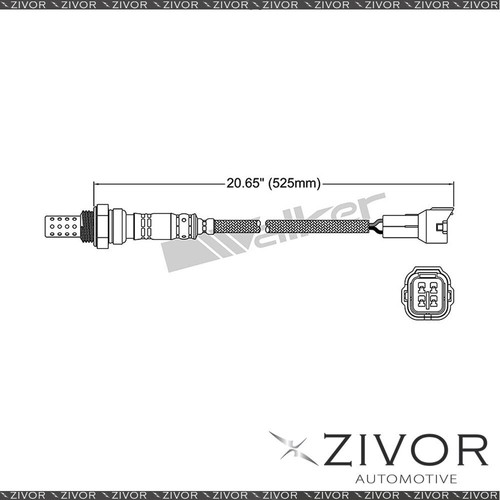 Post Cat. Oxygen Sensor Right For Suzuki Grand Vitara JB627 Type I 2.7 ...