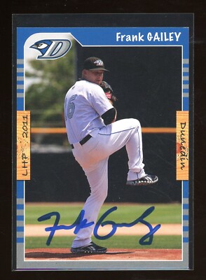 2011 Dunedin Blue Jays FRANK GAILEY Signed Card autograph Auto | eBay