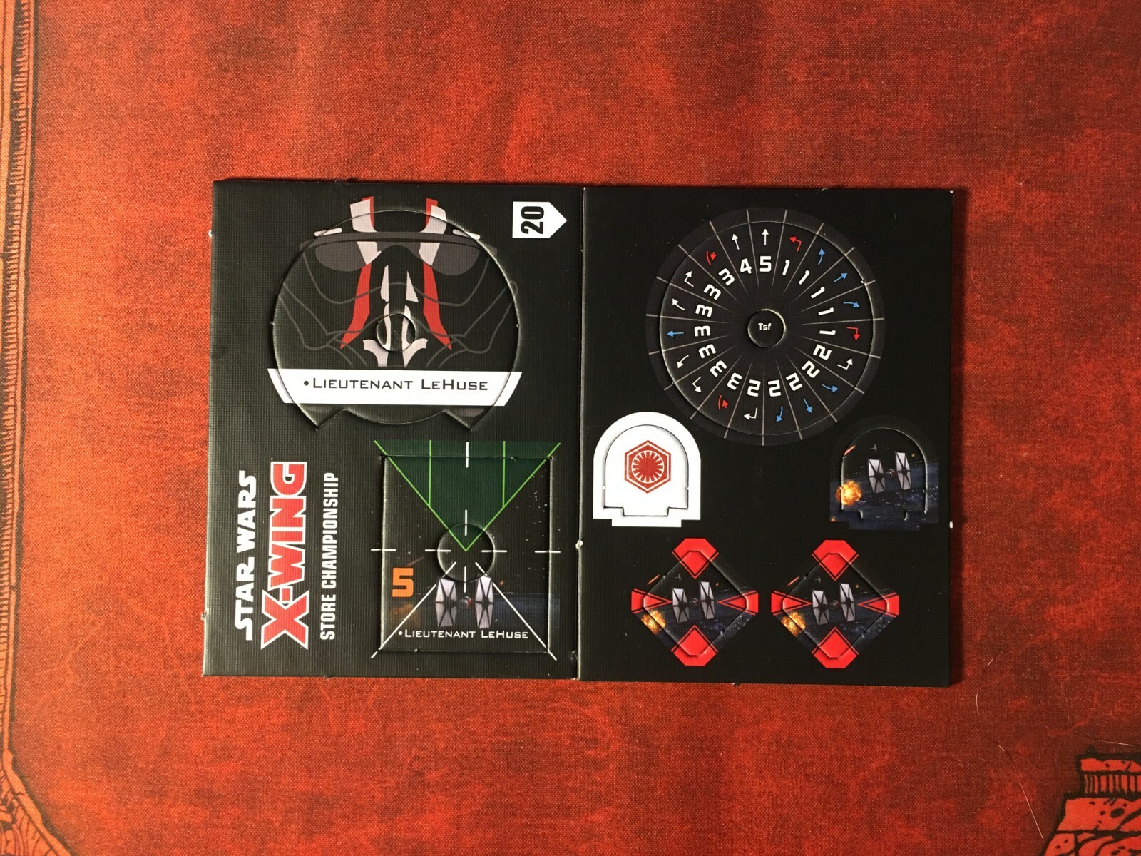 Lieutenant LeHuse cardboard X-Wing Miniatures Game 2020 Store ...