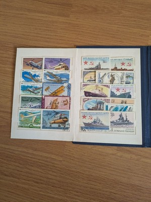 Vintage STAMPS Album of USSR stamps Philatelic collection 51 pieces | eBay