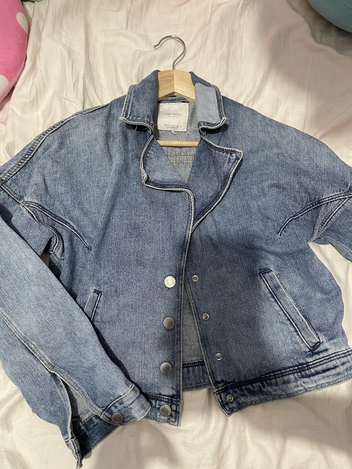 ZARA DIFFERENT WORLD DENIM JACKET - Gem